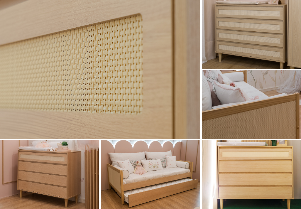 Quarto de Bebê Linha Paglia - Quater Móveis Infantis
